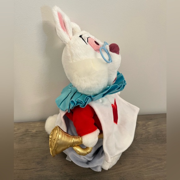 Disney | Toys | The Disney Store White Rabbit Plush Wtrumpet Queen Of ...
